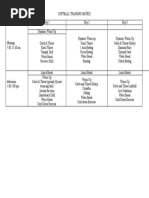 Sepak Takraw Training Program | PDF | Strength Training | Limbs (Anatomy)