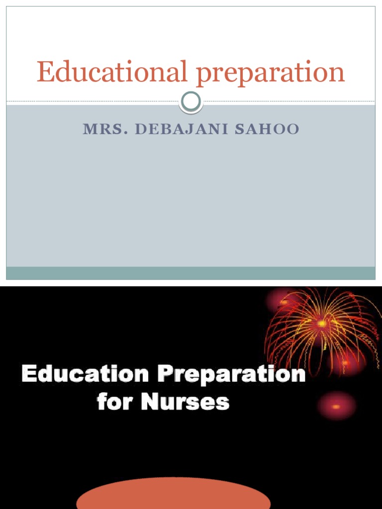 Educational Preparation: Mrs. Debajani Sahoo | PDF | Nursing | Lecturer