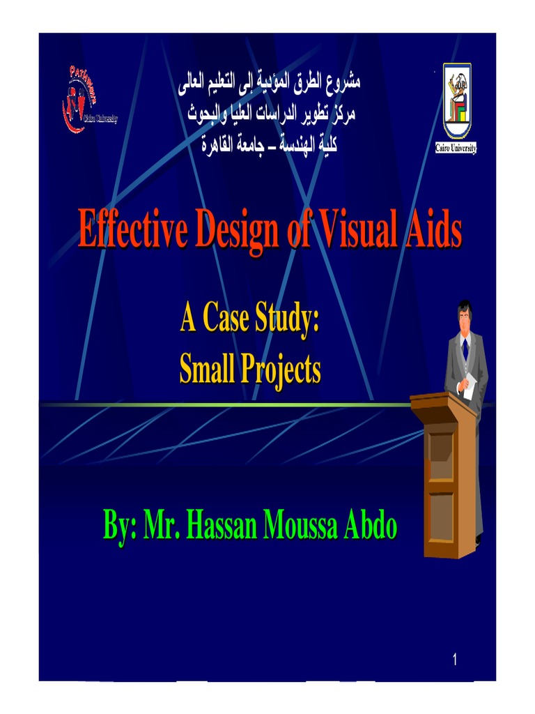 Effective Design of Visual Aids | PDF | Microsoft Power Point | Typefaces