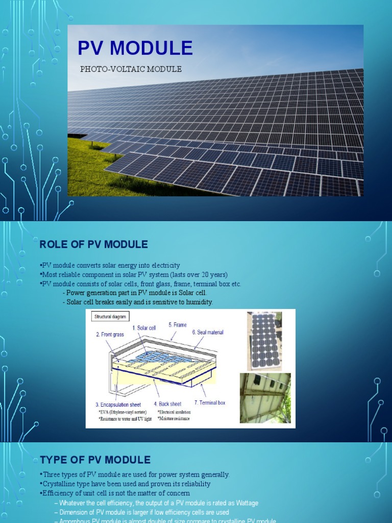 PV Module | PDF | Solar Panel | Photovoltaics