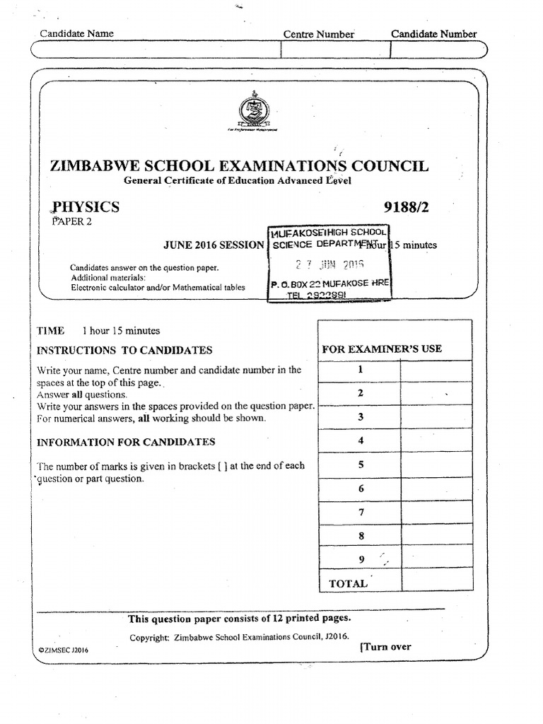 Paper 2 | PDF | Operational Amplifier | Radioactive Decay
