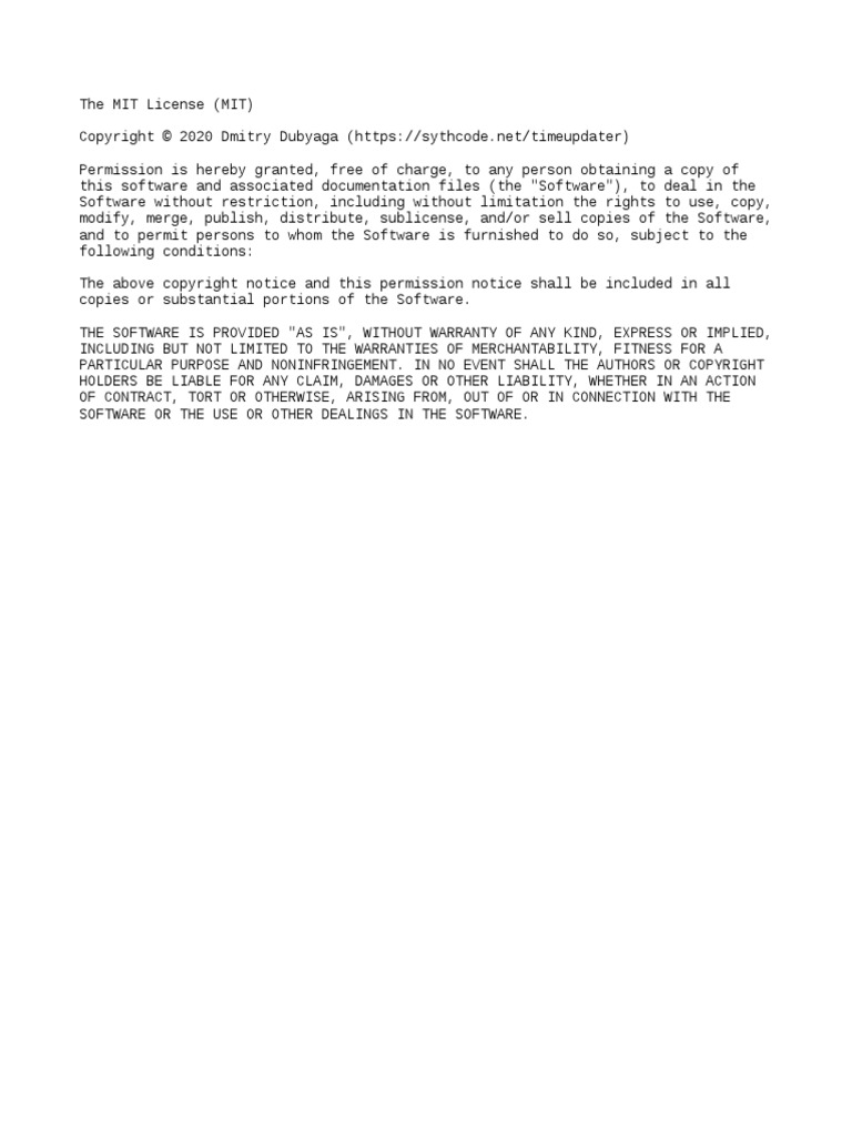 MIT License Overview and Terms | PDF