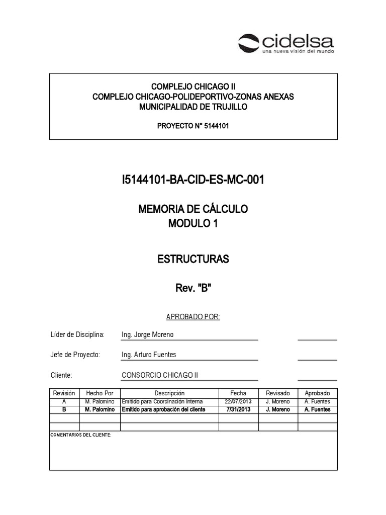 I5144101 Ba Cid Es MC 001 Revb | PDF | Ingeniería | Acero
