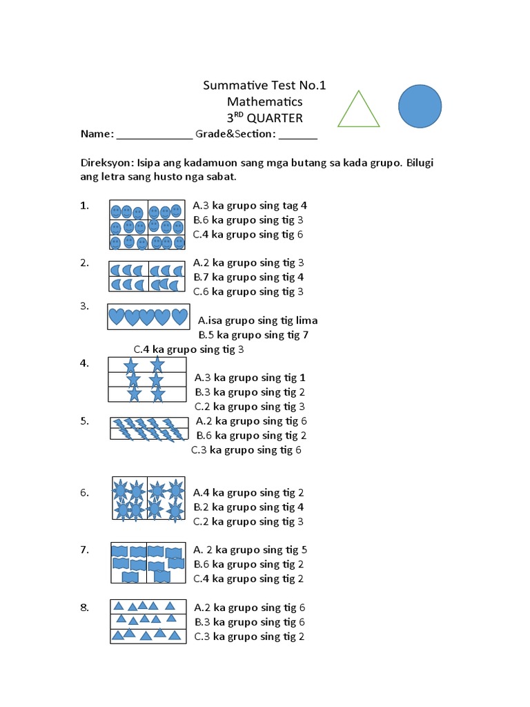Summative Test No | PDF