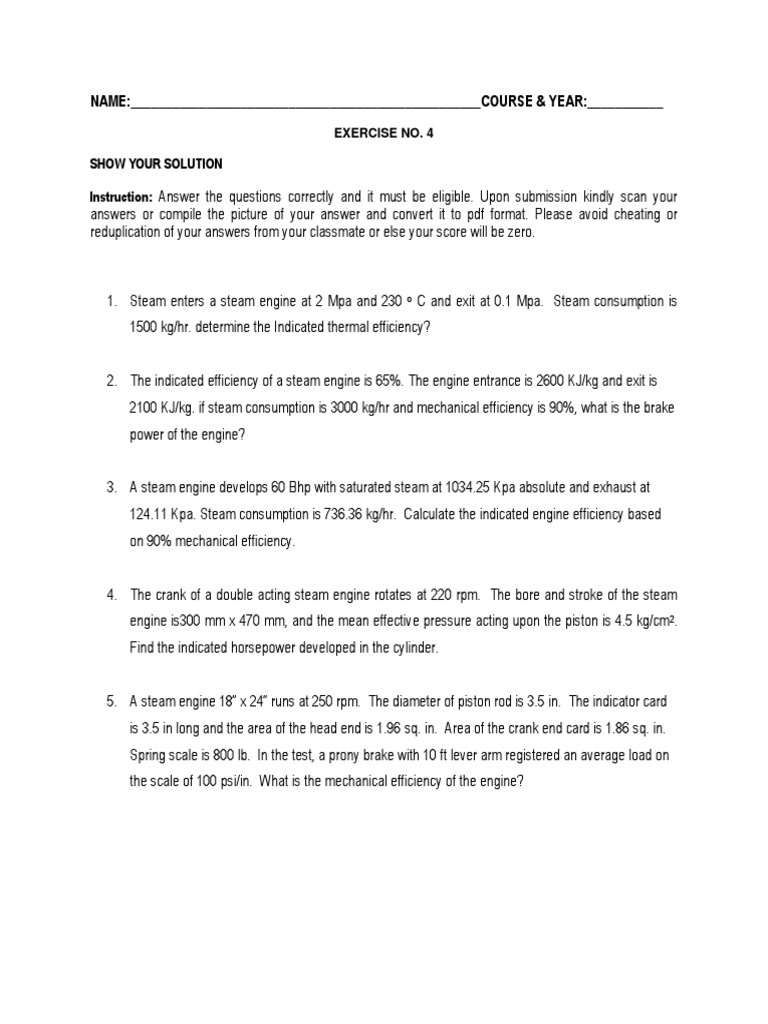 Exercise No. 4 | PDF