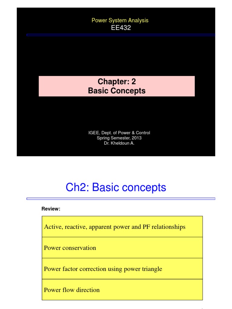 Lecture 03 - Chap 2 Basic Concepts | PDF | Electromagnetism | Electric Power