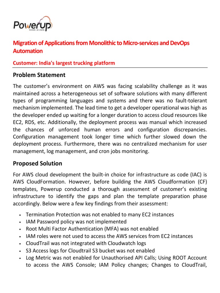 Migration of Applications From Monolithic To Micro-Services and Devops ...