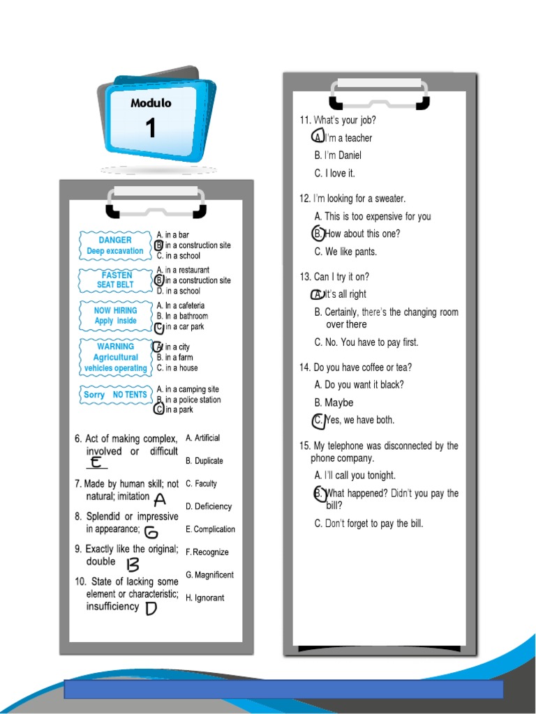 Module 1 Sample | PDF | Hearing Loss | Transport
