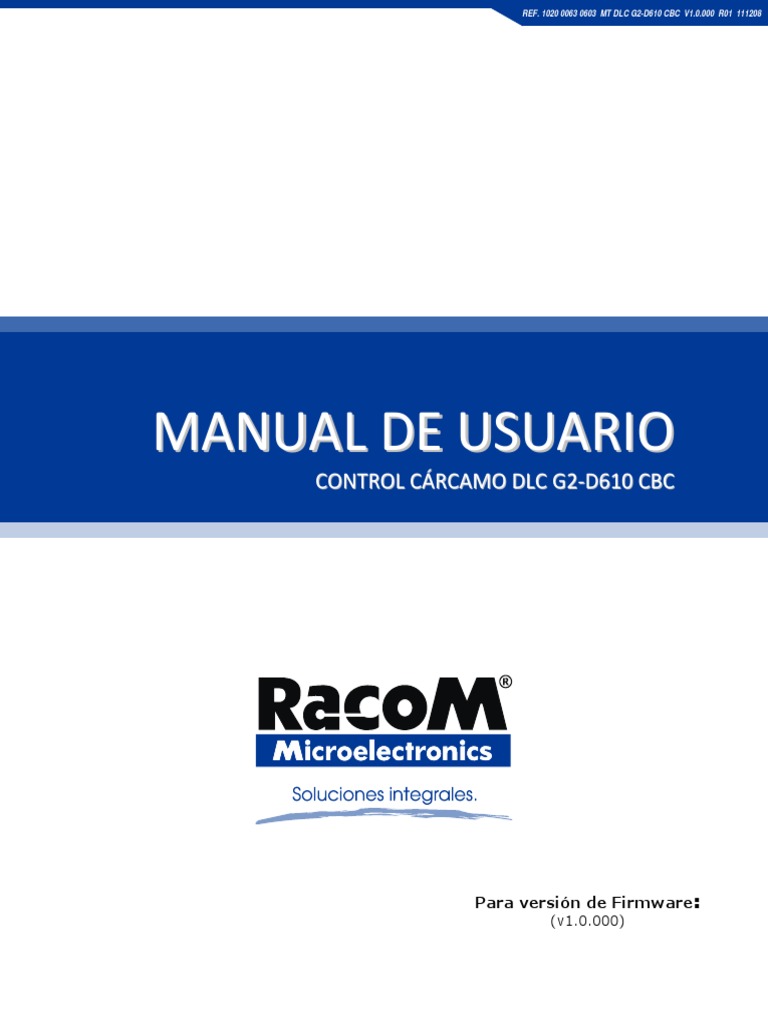 0603 MT DLC G2-D610 CBC 111208 | PDF | Ingenieria Eléctrica | Ingeniería Informática