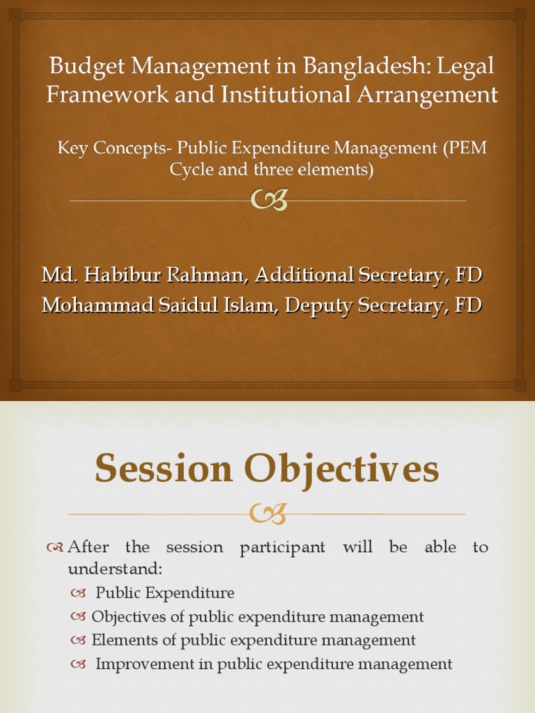 Public Expenditure Management and Budget | PDF | Public Finance ...