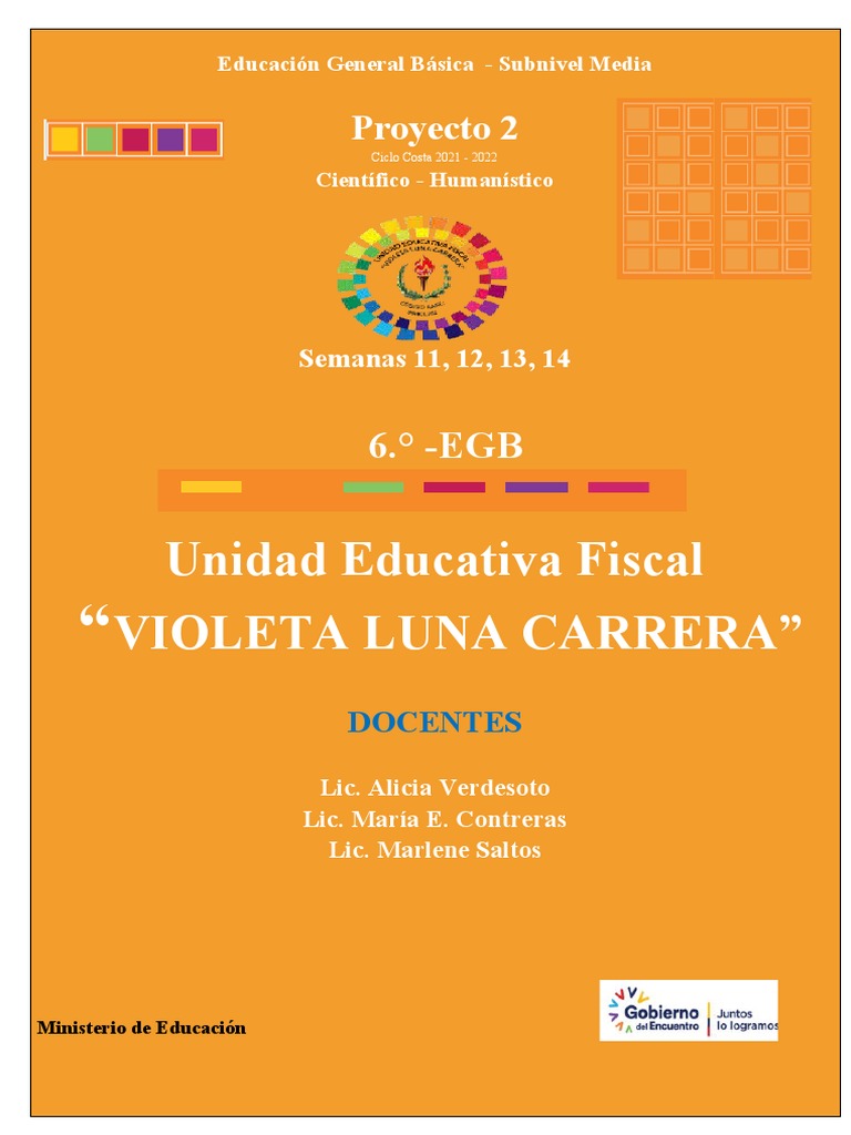 Proyecto de Vida Saludable Escolar | PDF | Educación primaria | Alimentos