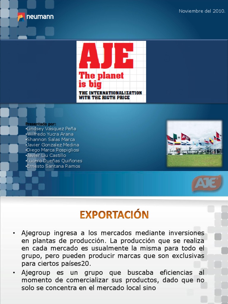 AJEGROUP | PDF | Economias | Business