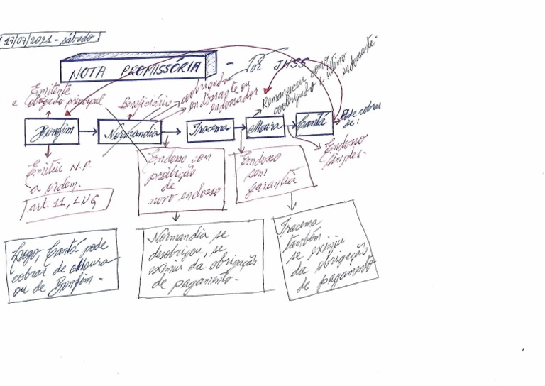 Mapa Mental - Nota Promissória Jhss | PDF