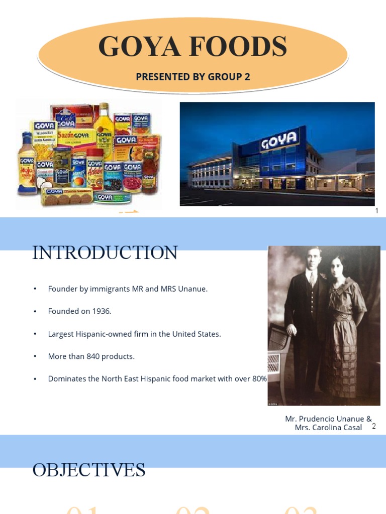 Goya Foods: History and Origins | PDF