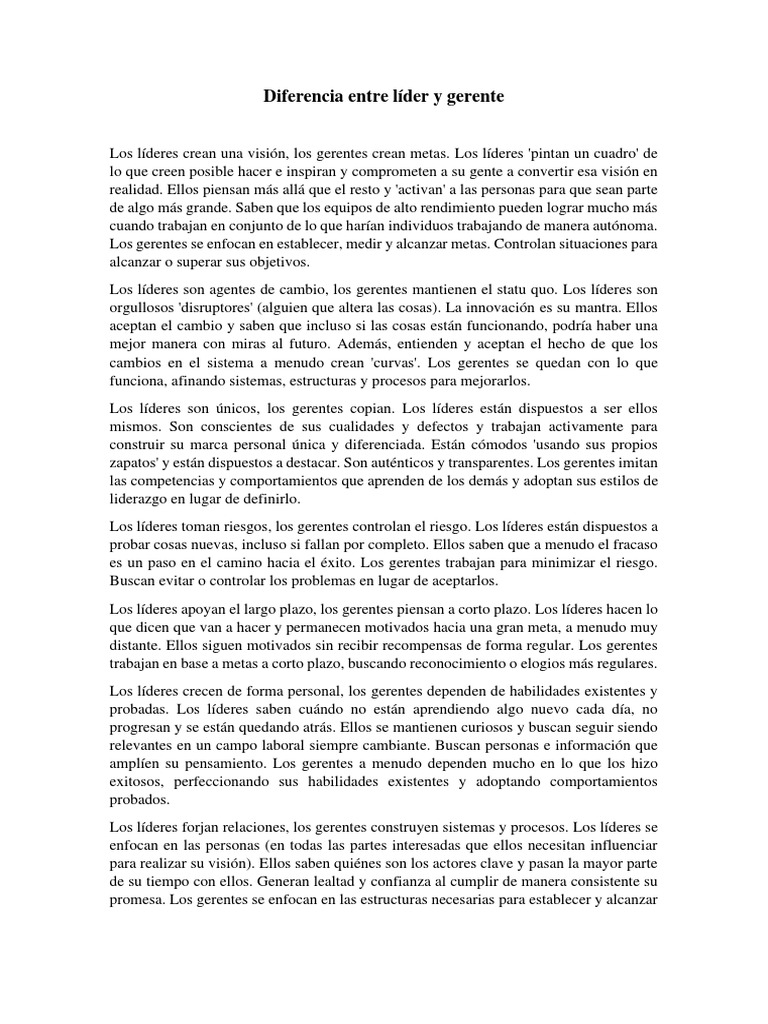 Tarea 1 1P | PDF | Liderazgo | Objetivo