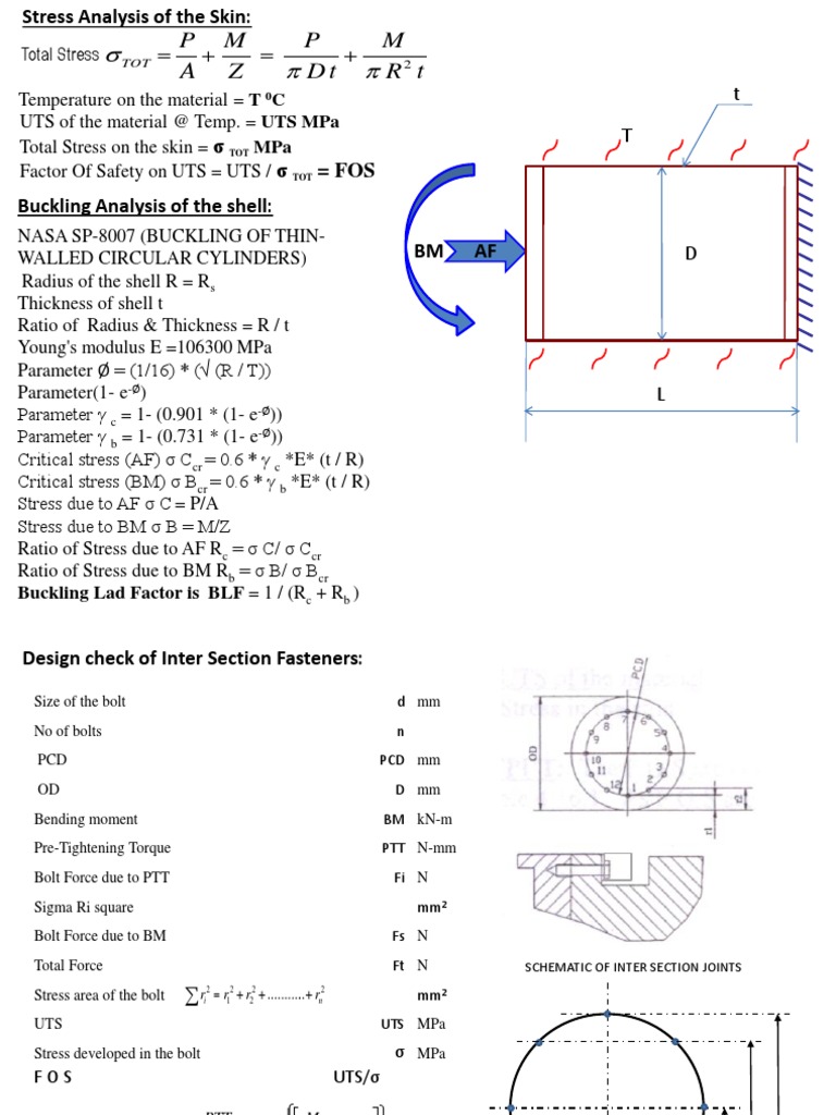 Stress Analysis of Flange Bolted Joints | PDF | Buckling | Stress ...