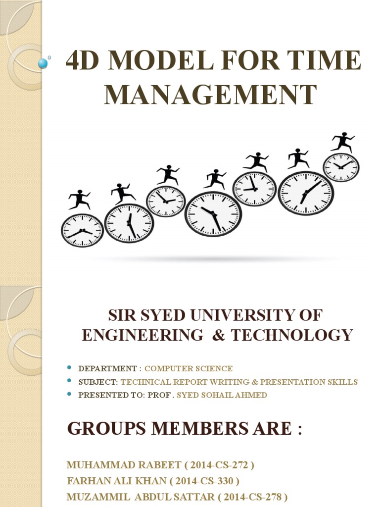 4D Model For Time Management | PDF | Career & Growth | Business