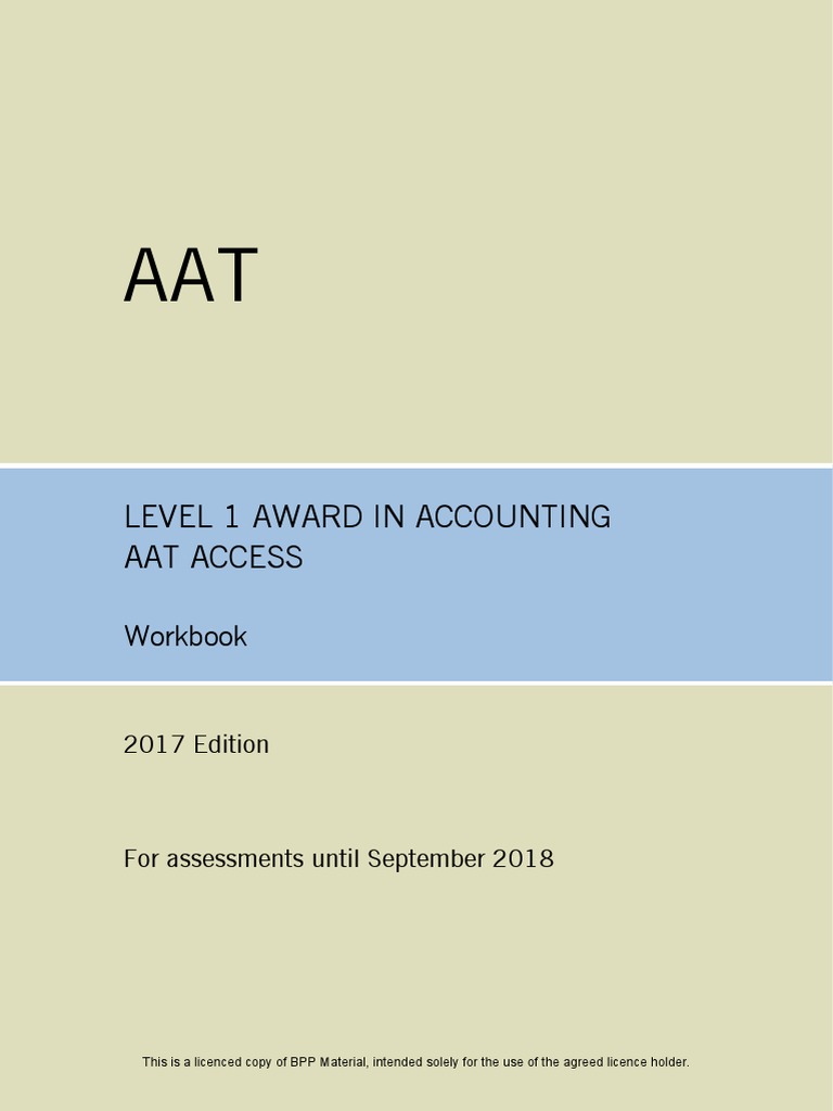 Level 1 - Access - Workbook | PDF | Financial Transaction | Expense