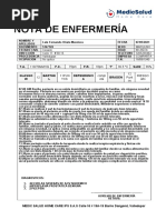 Ejemplo De Nota De Enfermeria Psiquiatria Inci 2020 Pdf Salud