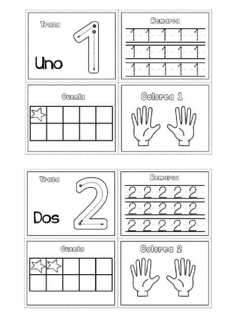 Grafismo De Los Primeros Números Pdf