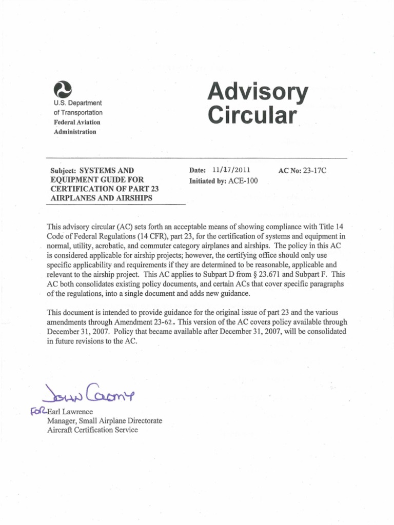 Advisory Circular | PDF | Aviation | Aerospace