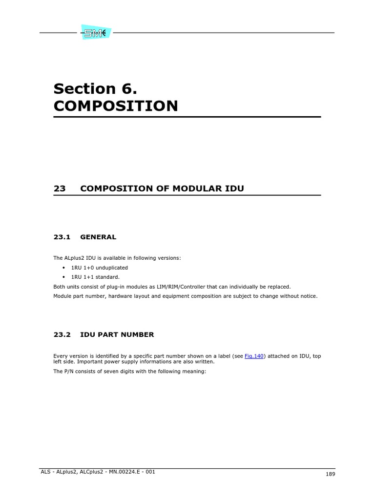 Section 6. Composition: 23 Composition of Modular Idu | PDF | Computer ...
