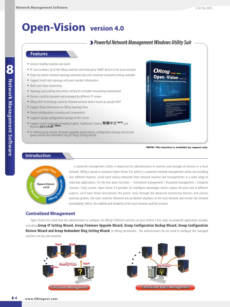 Datasheet - Open-Vision Version 4.0 | Download Free PDF | Network ...
