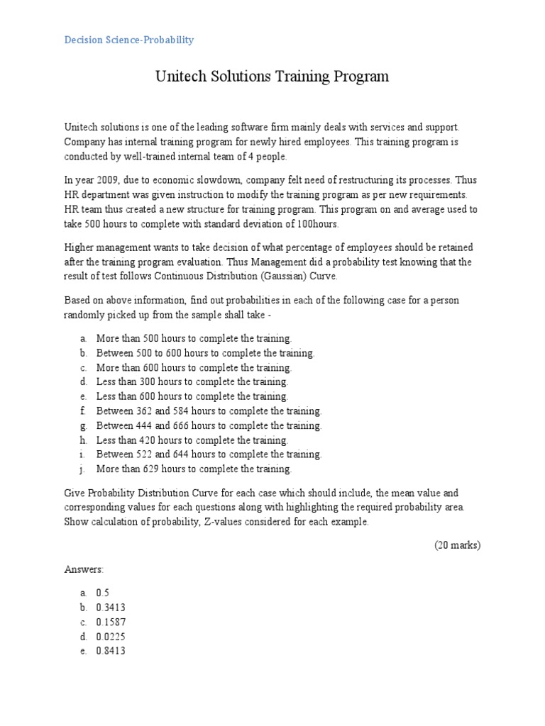 Unitech Solution Training Program | PDF