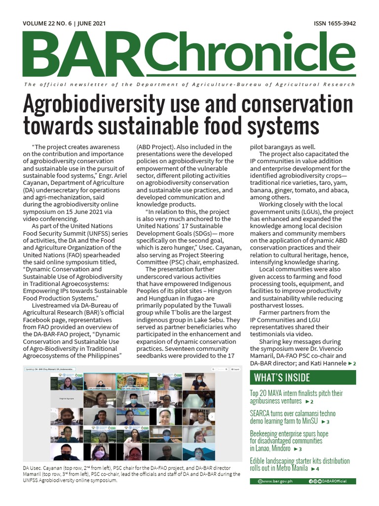 BAR Chronicle June 2021 Issue | PDF | Beekeeping | Food And Agriculture ...