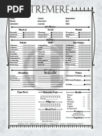 Werewolf: The Apocalypse Character Sheet | PDF