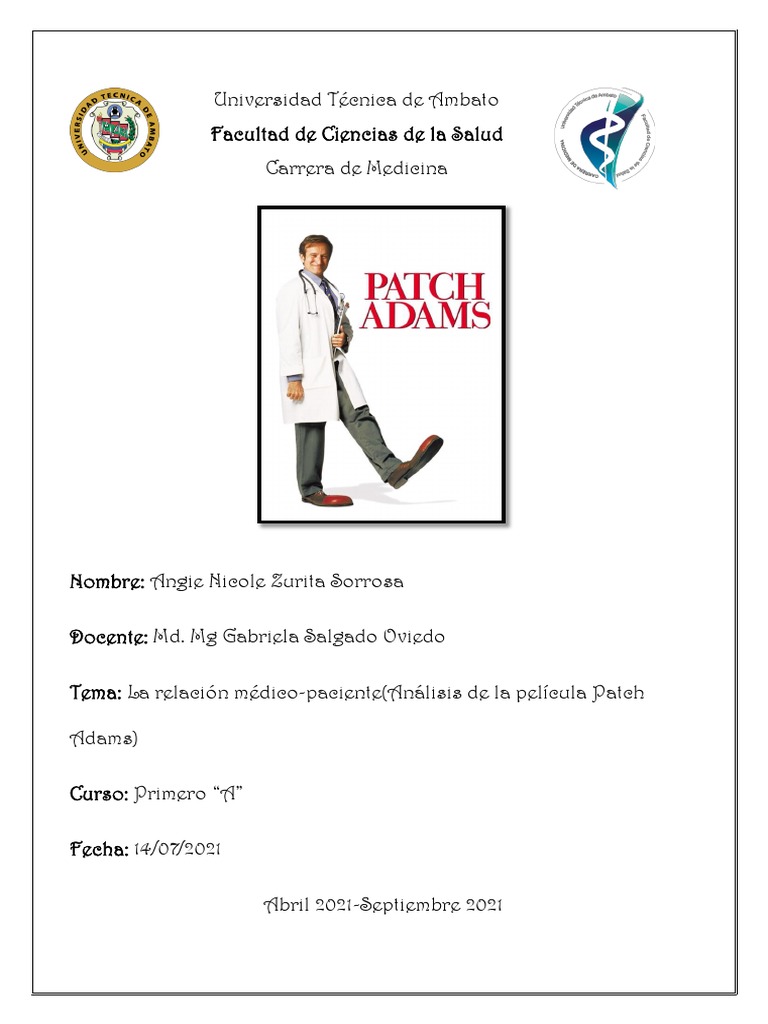 Análisis de "Patch Adams": Relación Médico-Paciente | PDF | Medicina | Muerte