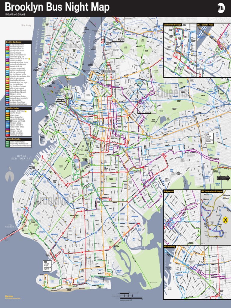 Brooklyn Bus Night Map | PDF