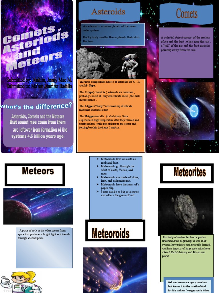 Brochure Project | PDF | Asteroid | Meteoroid
