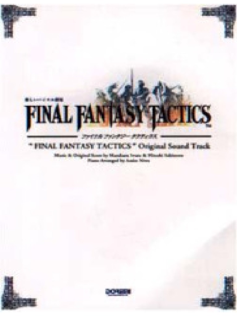 Final Fantasy Tactics | PDF