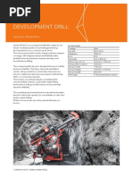 Frontonero SANDVIK DD311 | PDF | Truck | Drill