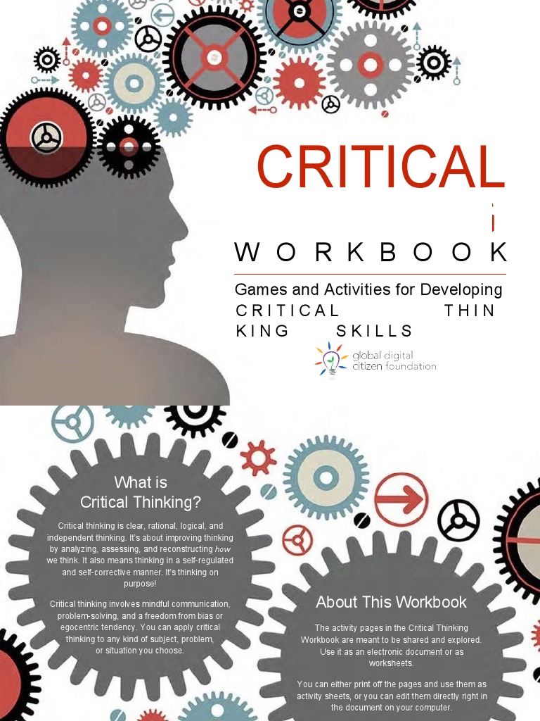 Critical Thinking Workbook Activities | PDF | Critical Thinking | Cognition