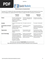 Group Presentation Rubric | PDF