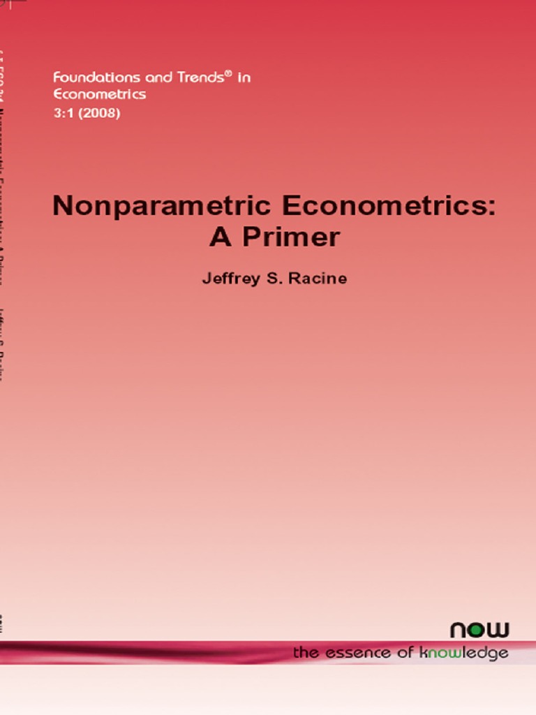 Nonparametric Econometrics. A Primer | PDF | Probability Distribution | Mean Squared Error