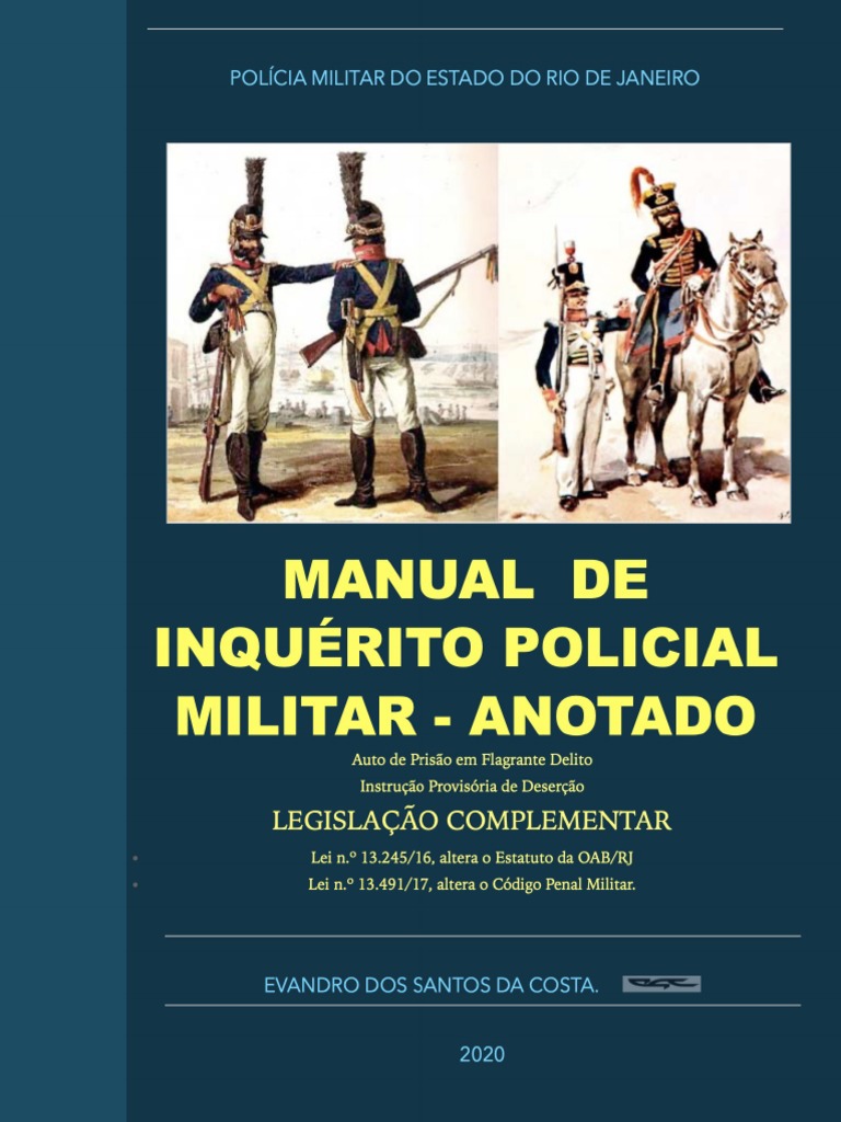 Manual de IPM - ANOTADO | PDF | Polícia | Polícia militar