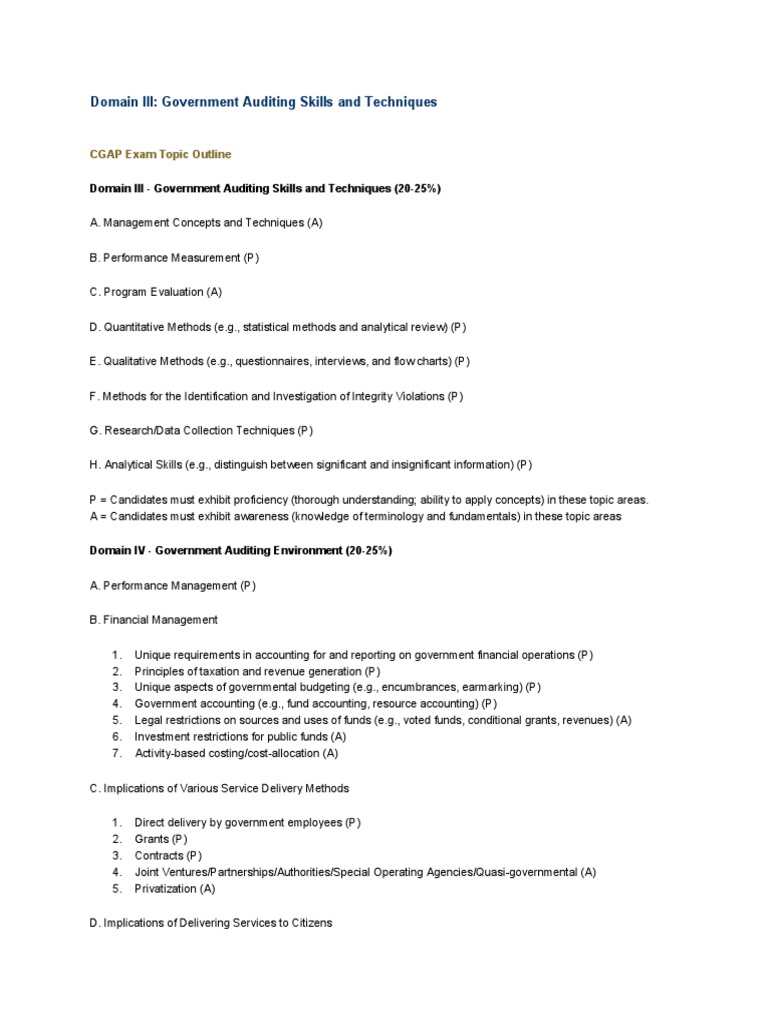 Canadian Government Internal Audit Standards | PDF | Service Industries ...