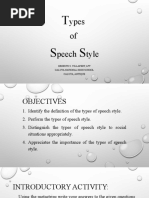 Consultative Speech Style | PDF | Speech | Communication