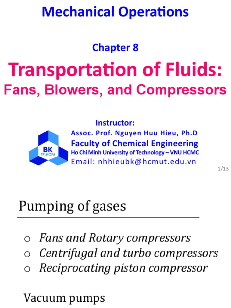 Mechanical Processes and Equipments MP - C8 | PDF