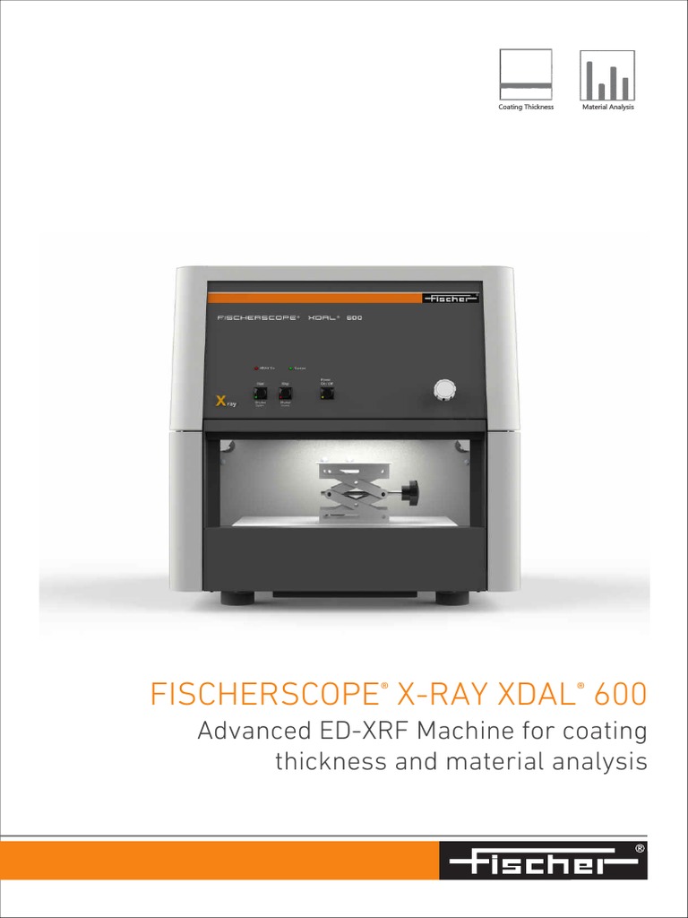Fischerscope X-Ray Xdal 600: Advanced ED-XRF Machine For Coating ...