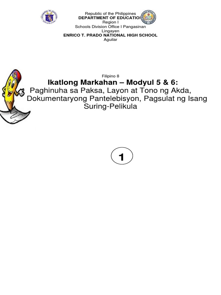 Filipino 8 Module 5 6 | PDF