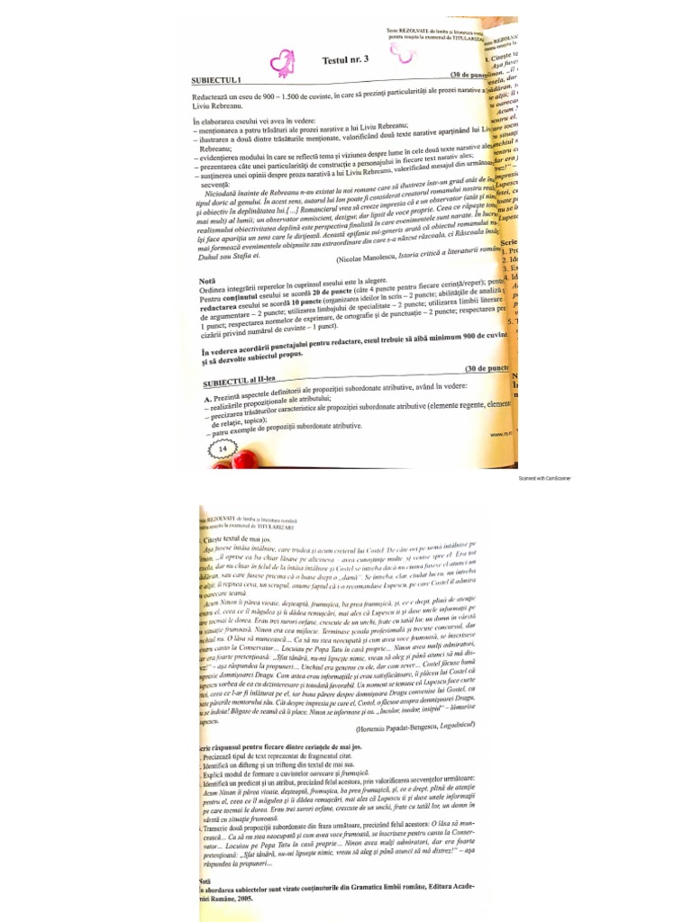 Titularizare 2021-Teste Rezolvate PT Reusita La Examen - 05!04!2021 05 ...