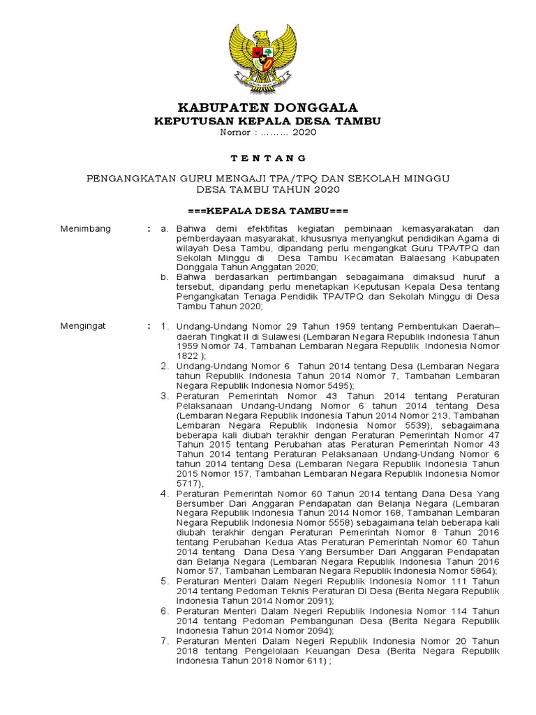 SK Guru Tpa, Tpa Dan SM No.06 | PDF