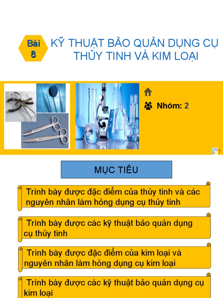 Dung Cu Kim Loai Thuy Tinh-1 | PDF