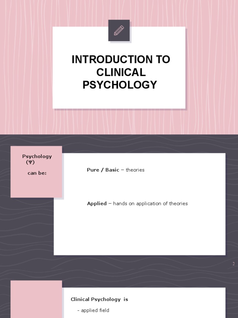 Introduction To Clinical Psychology | PDF | Clinical Psychology | Positron Emission Tomography