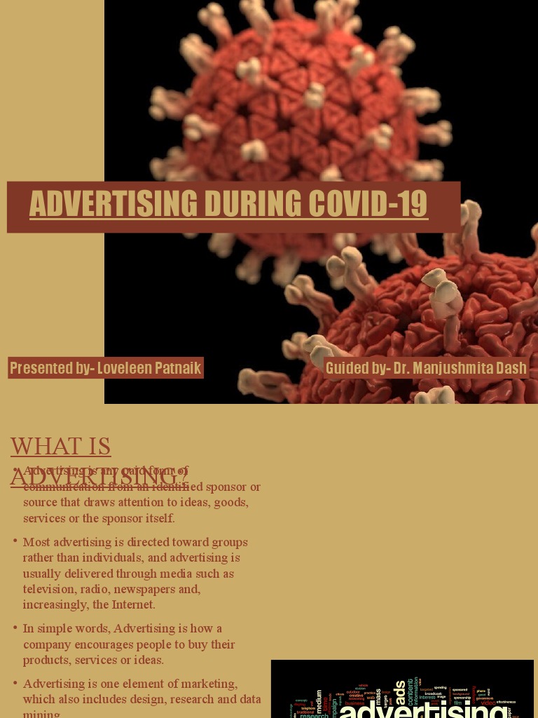 Advertising Strategies During COVID-19 | PDF | Advertising | Target ...
