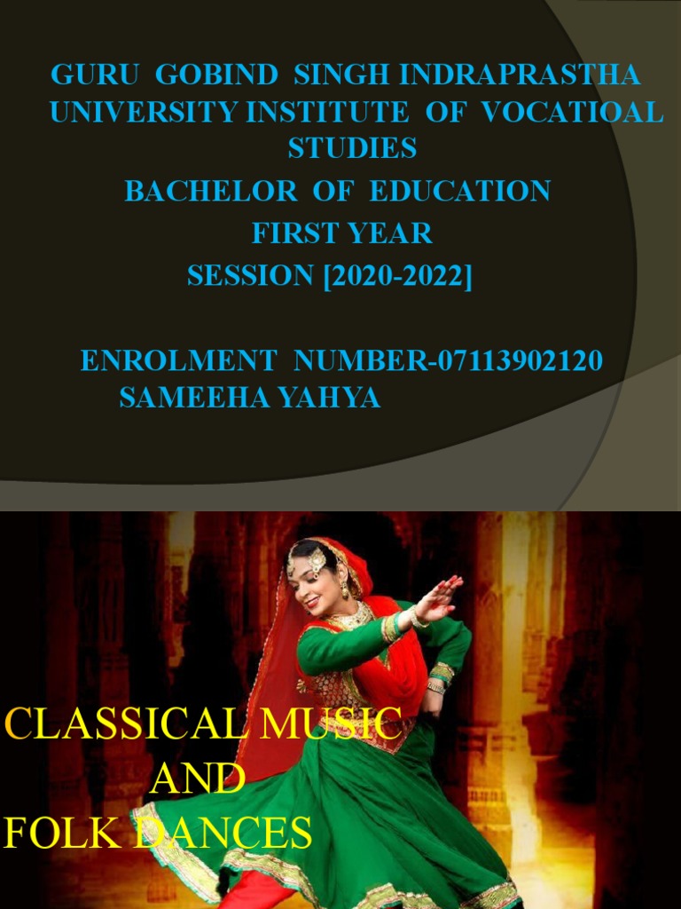 Sameeha Yahya PPT of Dance and Music | PDF | Performing Arts | Entertainment (General)
